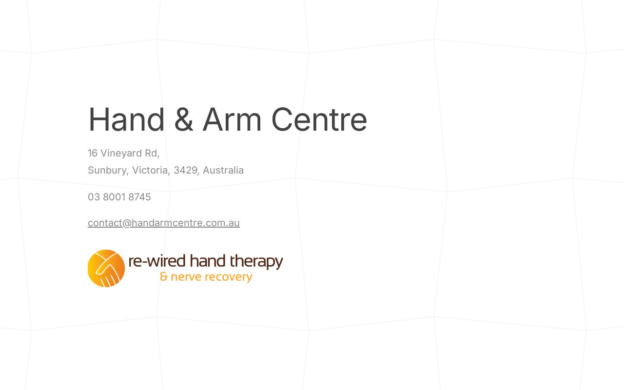 Hand & Arm Centre